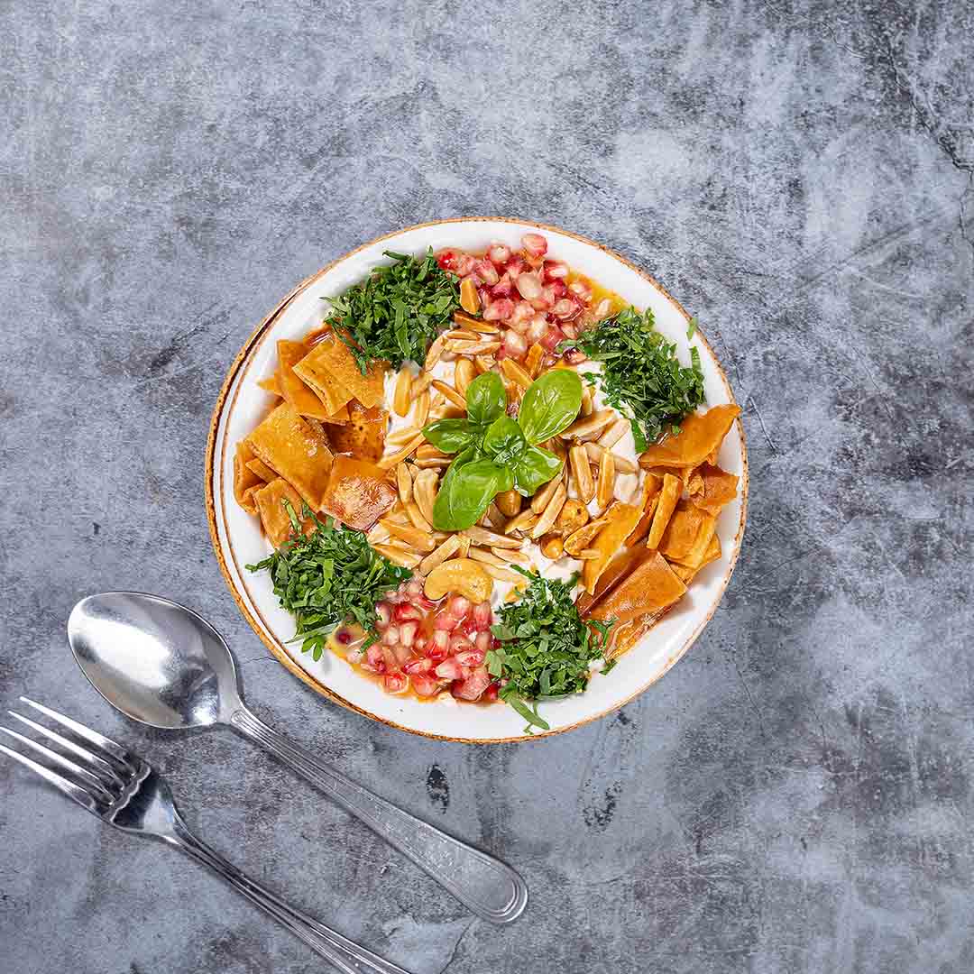 Bait Al Yasamine – Menu - Fatteh with Meat